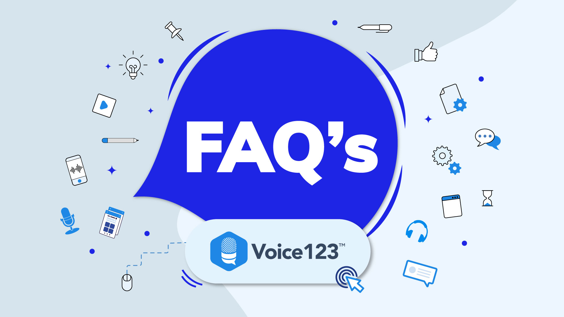 FAQs for creatives on Voice123 - VoiceTalks